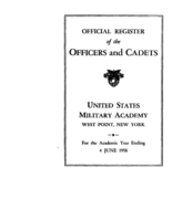 Official register of the officers and cadets
